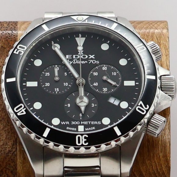 Edox | Accessories | Edox Swiss Made Skydiver Stainless Watch Sapphire ...